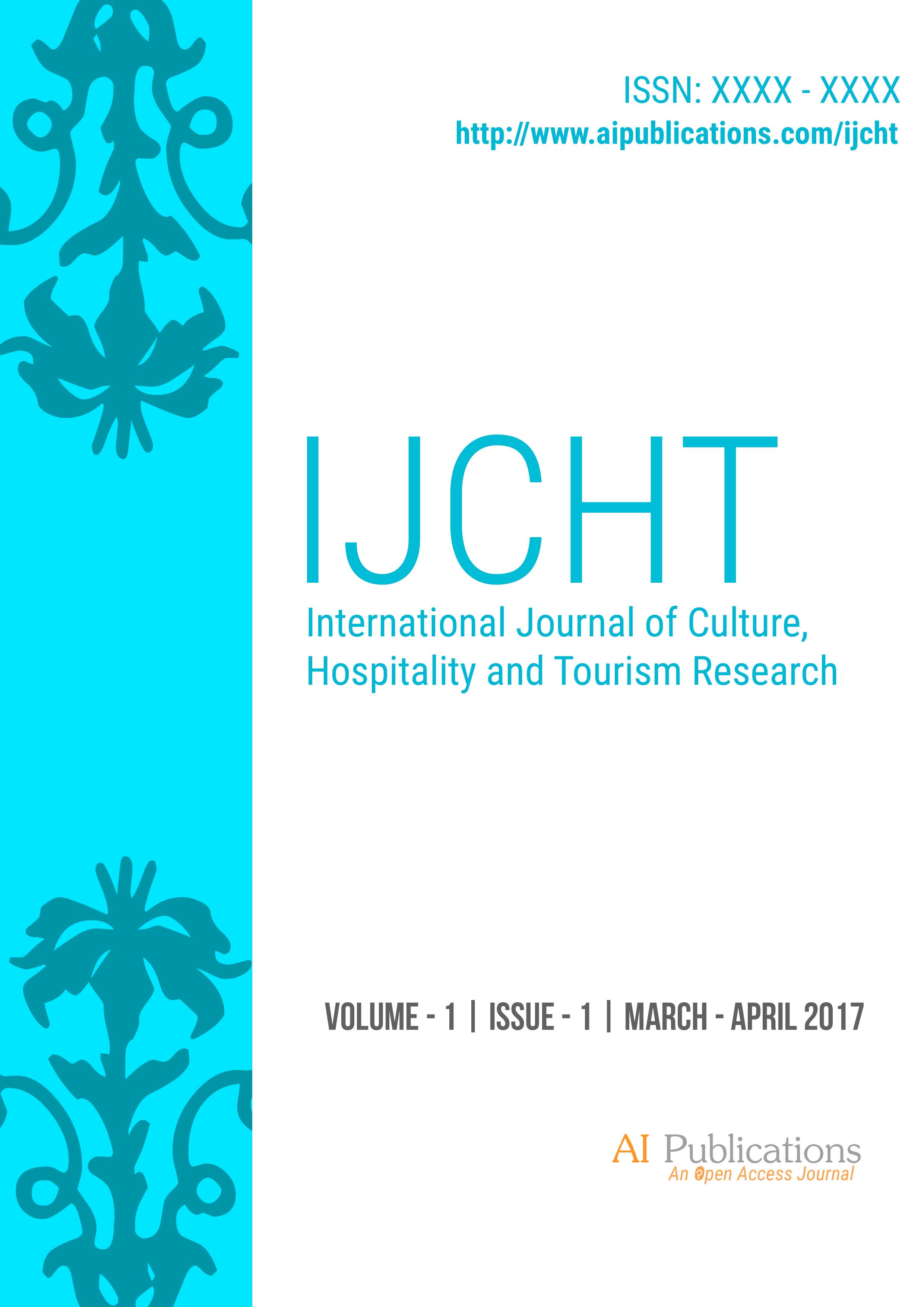 Culture Journal | Hospitality Journal | Tourism Research Journal